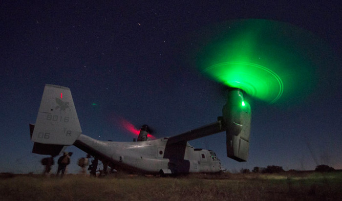 Marine Corps Infantry Completes 1,100 mile Raid Using Osprey Tilt-Rotor ...