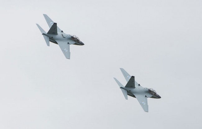 Israel receives new M346 trainers from Italy - Defense Update: