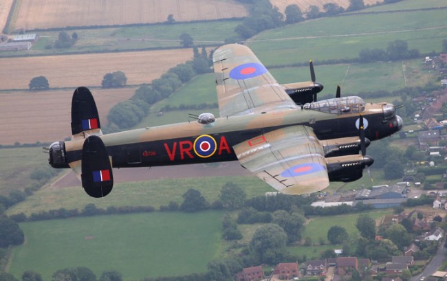 Two Lancaster Bombers fly together for first time in 50 years - Defense ...