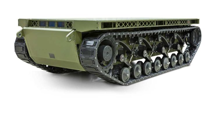 GDLS Showcases a New Tracked Chassis for a 10-ton Military Robot ...