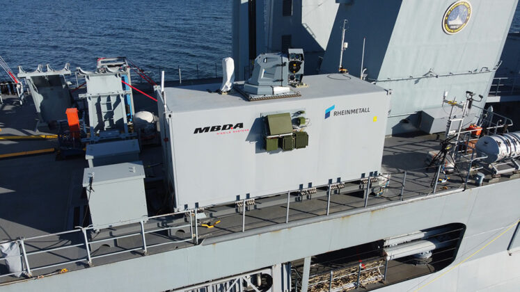 High-Energy Laser Weapon Tested on a German Navy Frigate - Defense Update: