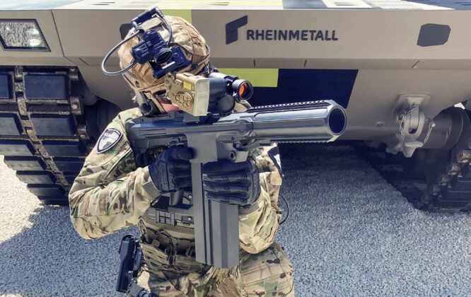 SSW40, an Automatic Grenade Launcher Debut at DSEI 2023 - Defense Update: